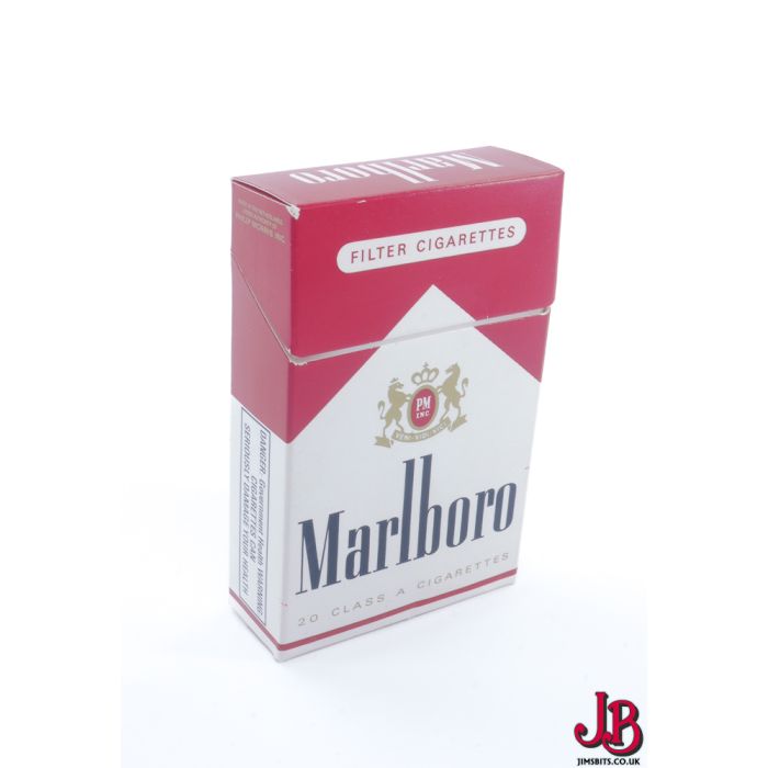 An old empty Marlboro cigarette box / packet / pack