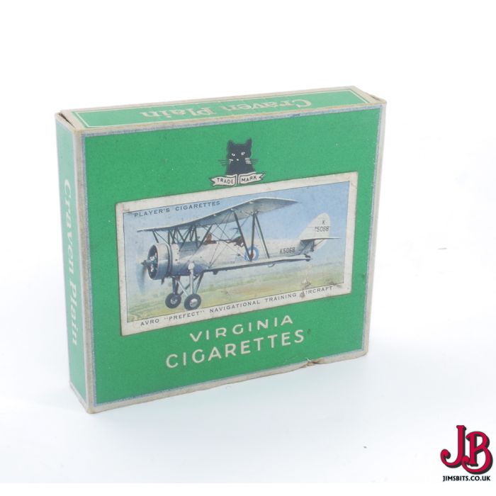 An old empty Craven Plain cigarette box / packet / pack