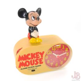 Vintage Mickey mouse Alarm Clock Radio - 1970's Concept 2000 - Spares ...